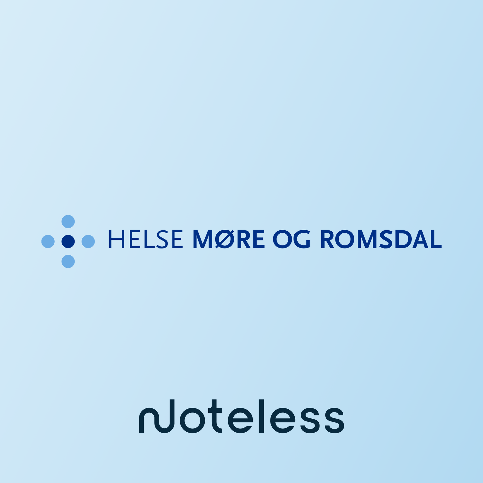 Ferskt samarbeid mellom Helse Møre og Romsdal HF og Noteless | Jan 17, 2025